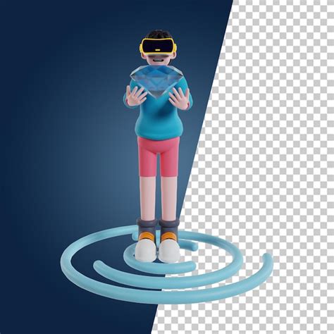 Premium Psd Metaverse Ai 3d Render Illustration