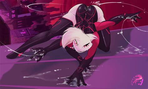 Rule 34 53 Angel Dust Hazbin Hotel Bodily Fluids Boots Clothing