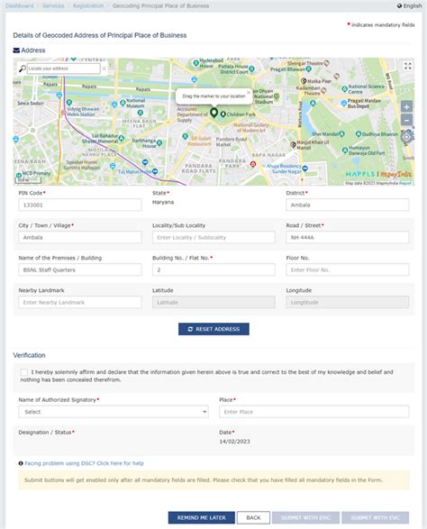 Geocoded Address In GST Steps For Geocoding In GST Registration