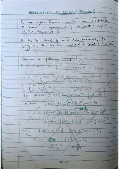 Mean Value Theorm Exercises Mathematics Docsity