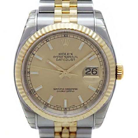 質屋かんてい局オンラインショップ 茜部店 ロレックス Rolex 116233 デイトジャスト ゴールド【中古】