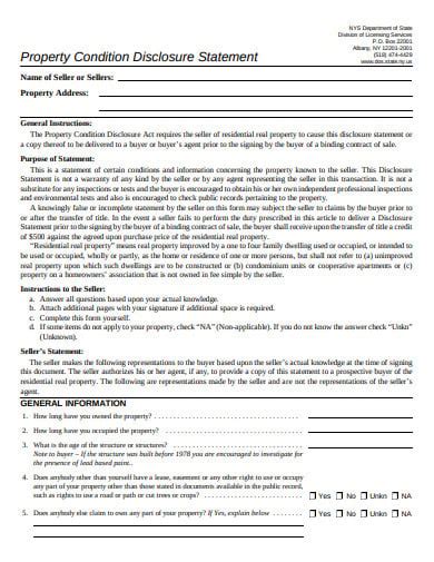 25 Disclosure Statement Templates In PDF DOC 25 Disclosure Statement Templates In PDF DOC