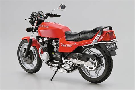 Honda Nc07 Cbx400f Monza Red Aoshima 06232
