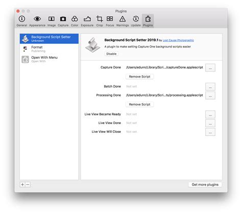 Background Scripts Plugin Emory Dunn