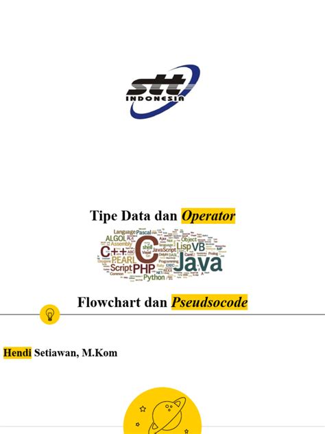 Algoritma 3 Tipe Data Dan Operator Pdf