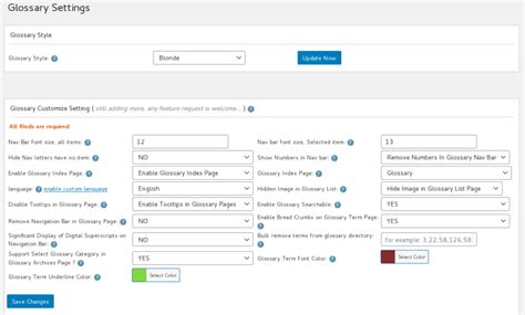 wordpress tooltip glossary plugin 12 0 8 support custom glossary term font color wordpress