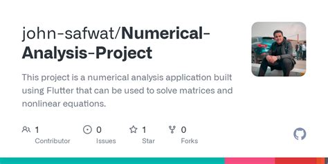GitHub John Safwat Numerical Analysis Project This Project Is A