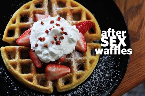 Recipe For The Sexiest Waffle To Share In Bed With Your Loved One After A Hot N Heavy Session