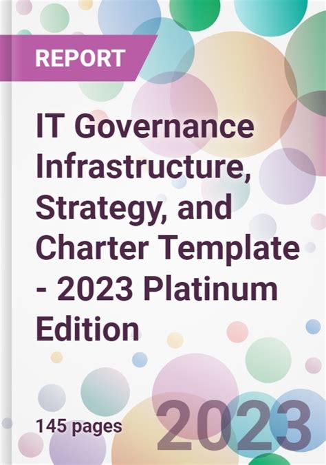 It Governance Infrastructure Strategy And Charter Template 2023