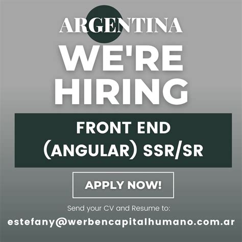 Estefany De Sousa En Linkedin Hiring Frontend Angular Argentina