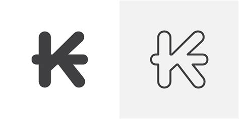 검정색 평면 솔리드 및 윤곽선 스타일로 설정된 Kip 아이콘입니다 0명에 대한 스톡 벡터 아트 및 기타 이미지 0명 날씬한 단순함 Istock