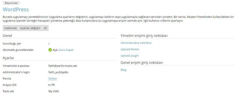 Plesk Üzerinde Wordpress Kurulumu Resimli Anlatım Tr