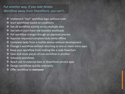 Ppt Introduction To Nintex Workflow Powerpoint Presentation Free Download Id