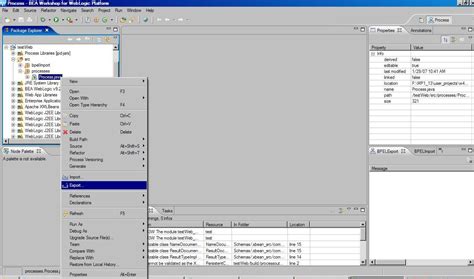 Using The Bpel Export Tool