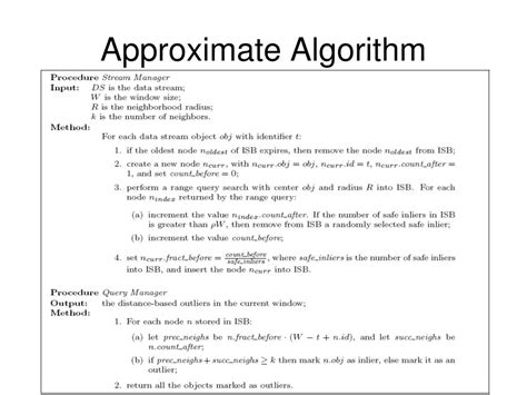 Ppt Detecting Distance Based Outliers In Streams Of Data Powerpoint Presentation Id 3986090