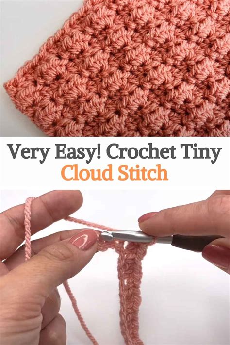Very Easy Crochet Tiny Cloud Stitch