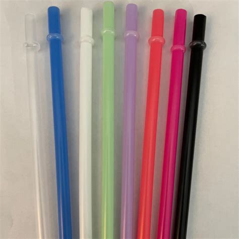 Plastic 105” Replacement Reusable Plastic Straw For Tumblers