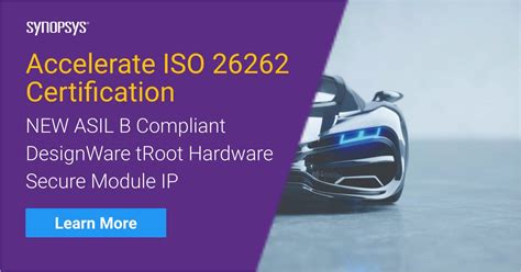 Synopsys Inc On Linkedin Synopsys Troot Hardware Secure Modules For Automotive