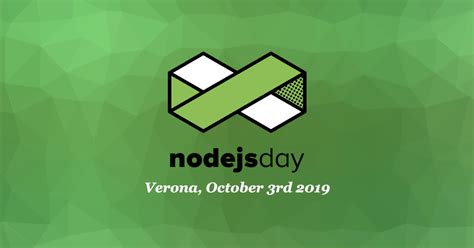 nodejsday 2019 welcome