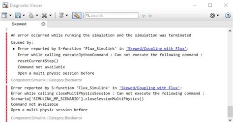Co Simulation Error Of Flux Skew With Simulink — Altair Community