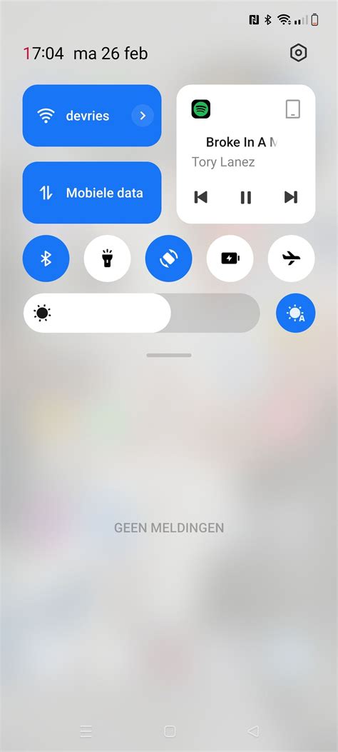 Media Player With Spotify Is On Notification Scree The Spotify Community