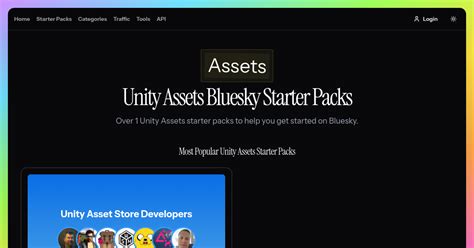 Unity Assets Bluesky Starter Packs 1 Lists • Jul 2025