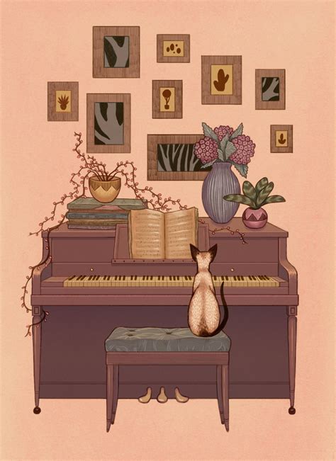 Upright Piano Erica Leveque Piano Art Piano Art Print Piano Room