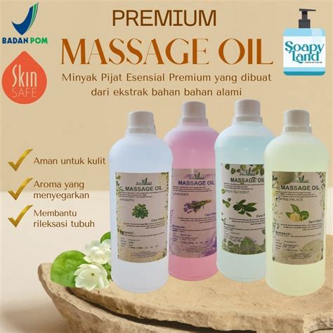 Jual Bpom 1 Liter Massage Oil Minyak Pijat Urut Spa Refleksi Jasmine