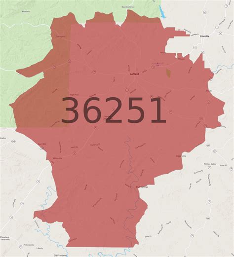 Zip Code 36251