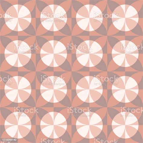 둥근 기하학적 형태입니다 추상 벡터 원활한 패턴입니다 0명에 대한 스톡 벡터 아트 및 기타 이미지 0명 개념 고풍스런 Istock