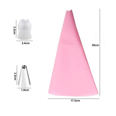 Badu Bg Дюзи за крем Сладкарски инструменти Аксесоари за сладкарска торбичка Кухня Пекарна