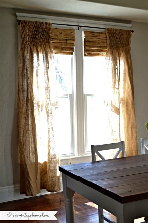 How To Make Diy Burlap Curtains Ideas For Diy