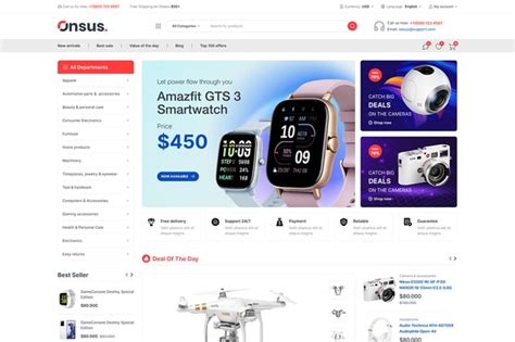 Onsus Electronics E Commerce Wordpress Theme Wp Themes Ft Onsus