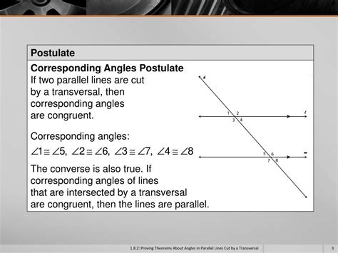 Ppt Proving Theorems About Angles In Parallel Lines Cut By A Transversal Powerpoint