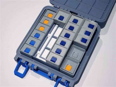 Gridfinity 1xy Multi Compartment Lidded Bins With Tabs Version 2 1 In