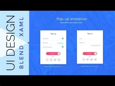 WPF Tutorial XAML UI Design In Visual Studio Blend Pop Up Animation C WPF YouTube