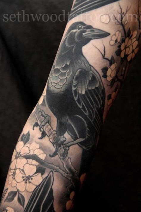17 Best Tattoo Designs Japanesecrow Images On Pinterest Crows