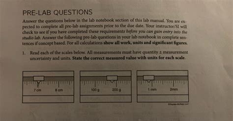 Solved PRE LAB QUESTIONS Answer The Questions Below In The Chegg