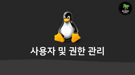Linux 사용자 및 권한관리 Youtube