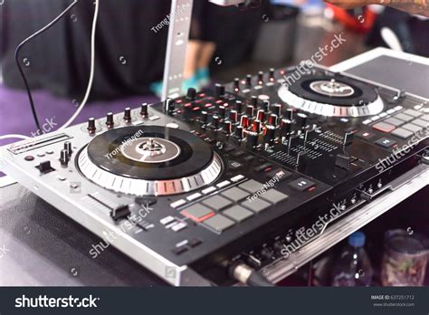 Closeup Dj Performance Controller Digital Midi Stock Photo Shutterstock