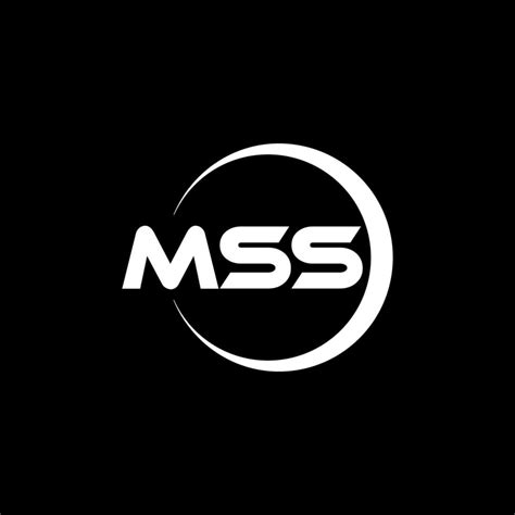 MSS Letter Logo Design In Illustration Vector Logo Calligraphy