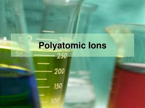 PPT Polyatomic Ions PowerPoint Presentation Free Download ID