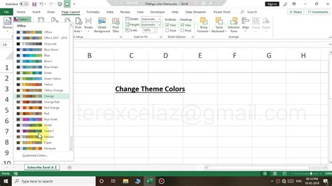 What Is Theme Color In Excel At Lemuel Charles Blog