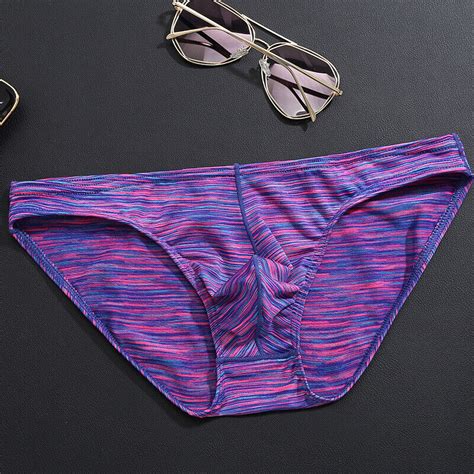 Mens Sexy Low Waist Smooth Underwear Brief Bikini Underpants Breathable M 2xl Ṅ Ebay