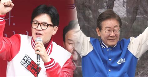 공식 선거 첫 주말 수도권으로 간 여야심판론 강조하며 거친 유세