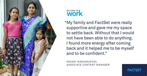 Vanga Pravalika On Linkedin Factset Return To Work