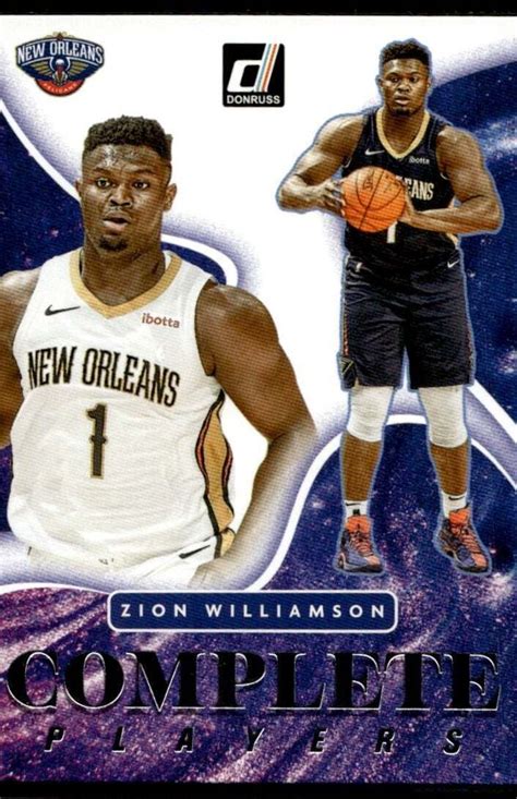 2021 Donruss Complete Players New Orleans Pelicans 15 Zion Williamson