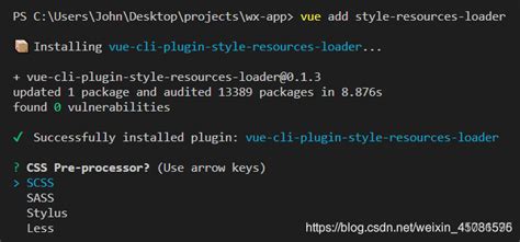 Vue Cli 30安装sassscss到vue项目，详解vue Cli Scss Csdn博客