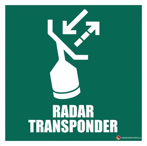 Transponder Poszukiwawczo Ratunkowy Radar Transponder Znak Bhp