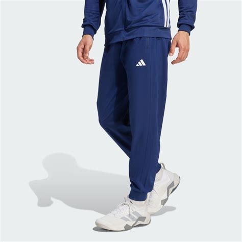 الملابس بنطال Workout Essentials Flex Woven أزرق أديداس السعودية